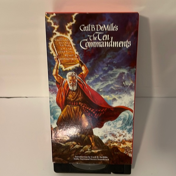Paramount | Other | The Ten Commandments Vhs | Poshmark